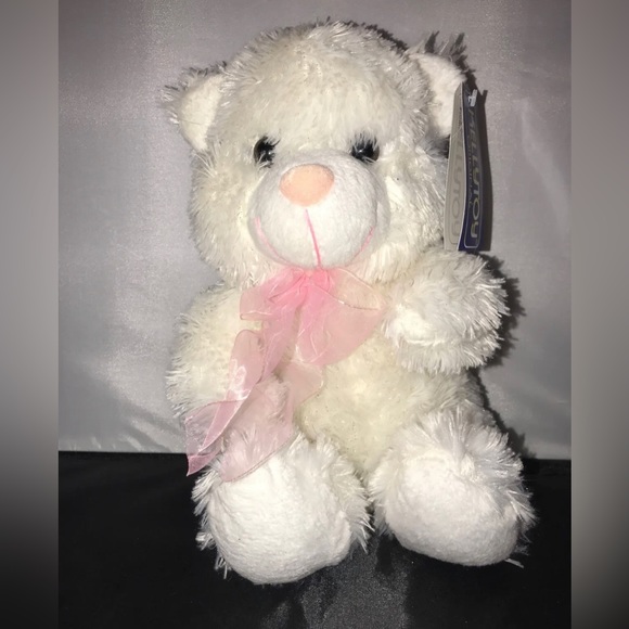 Kellytoy | Toys | Kellytoy Bear Stuffed Plush Animal 1 White 209 | Poshmark